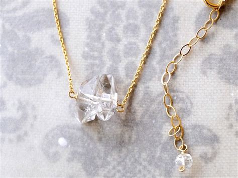 【14kgf・天然石】ダブルポイントクリスタルのネックレス B ネックレス・ペンダント Sinar 通販｜creemaクリーマ