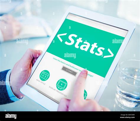 Digital Online Stats Data Analysis Analytics Browsing Concept Stock