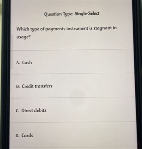 Question Type Single Select Which Type Of StudyX