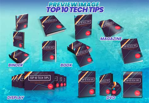 Mockups Set Top 10 Tech Tips