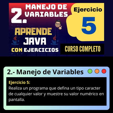Tipos De Datos Y Variables En Java Ejercicio 5 Fredy Geek