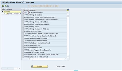 REBDPR SAP Tcode PR Events