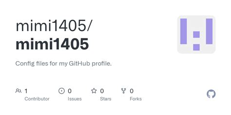 Github Mimi1405mimi1405 Config Files For My Github Profile