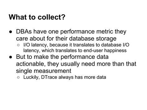 Lspe Building A Monitoring Framework Using Dtrace And Mongodb Ppt