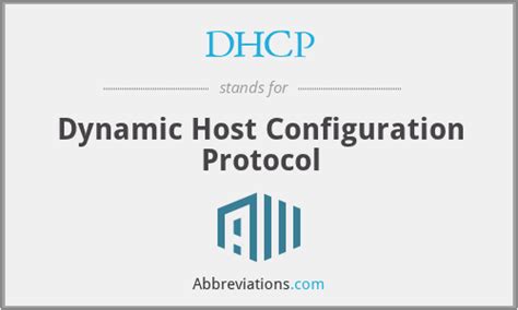 Dhcp Dynamic Host Configuration Protocol