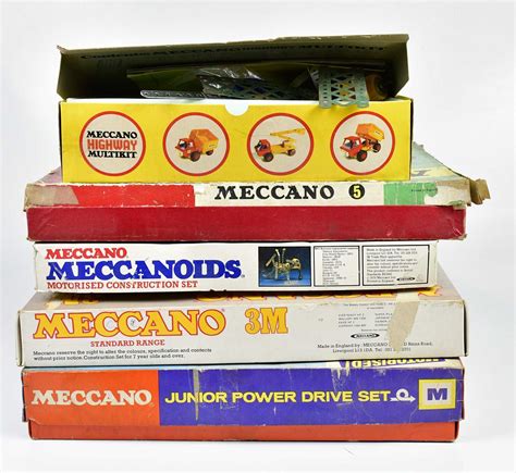 Lot 1092 Meccano Seven Assorted Boxed Sets To