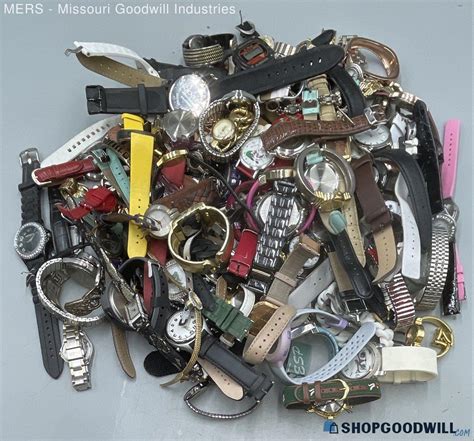 Assorted Mixed Metalsmaterials Lot Of Watches 13 Pounds