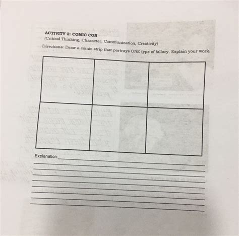 [solved] Draw A Comic Strip That Portrays One Type Of Fallacy Explain Your Course Hero