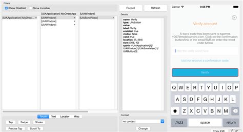 Sendkeys And Click Function Does Not Work For Ios Simulator Issues