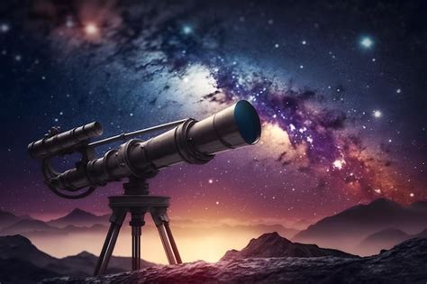 premium ai image infinite space background with silhouette of