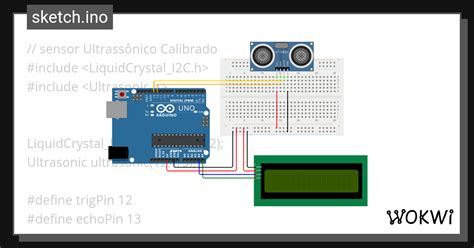Sensorultrassônico Bruno Wokwi Esp32 Stm32 Arduino Simulator