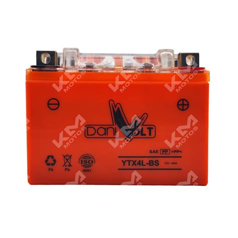 BATERIA YTX4L-BS GEL DANIVOLT – KMMOTOSHN