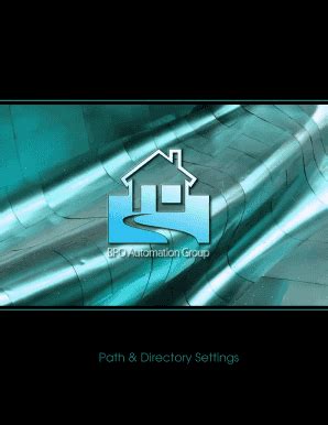 Fillable Online Path Directory Settings Fax Email Print PdfFiller