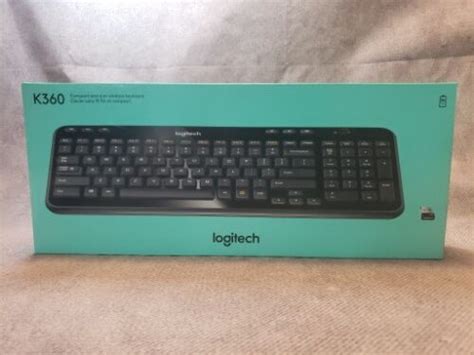 Windows Pcs Nib Logitech K360 Wireless Compact And Thin Full Size