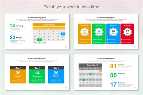 Calendar Infographic Powerpoint Ppt Layout Design Door Mightyslide Op Poweredtemplate