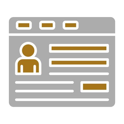 Profiling Vector Icon Style 22492042 Vector Art At Vecteezy