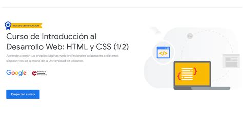 Curso De Introducción Al Desarrollo Web Html Y Css 12 Cit La Falda