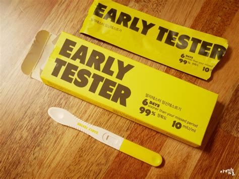 스마일 임테기 더블체크 얼리테스트 임신테스트기 후기 짜 잔 네이버 블로그