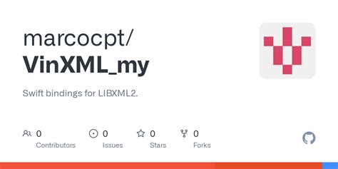 github marcocpt vinxml my swift bindings for libxml2