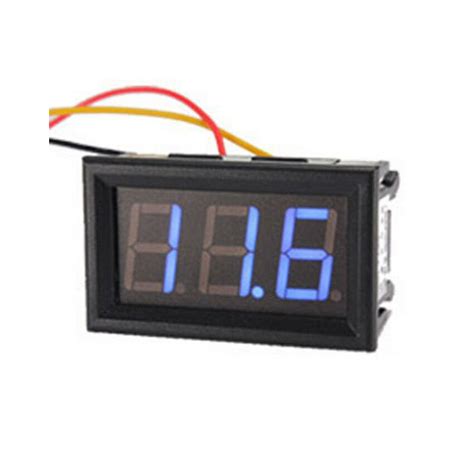 Inch V Three Wire LED Display Digital DC Voltmeter BLUE DarkOct