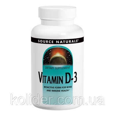 Витамин Source Naturals Витамин D-3 2000IU, 100 Капсул (SN2144 ...