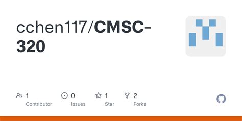 github cchen117 cmsc 320
