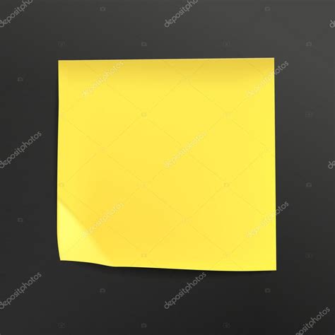 Yellow Note Paper Stock Vector By ©kchungtw 57982811