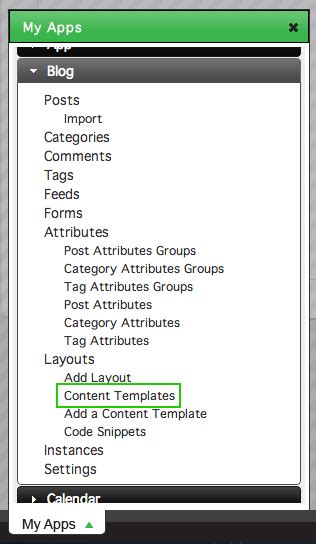 Deleting Content Templates Branch CMS Documentation