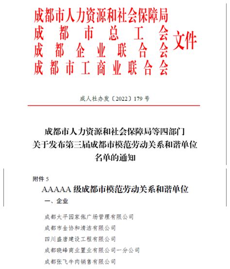 喜讯 四川盛唐建设