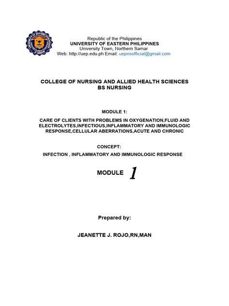 Module1 Ncm 112 Inflam Pdf