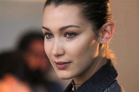 Bella Hadid Gives The Illusion Of Being Naked In Nude Coloured Bikini Photos Ibtimes India