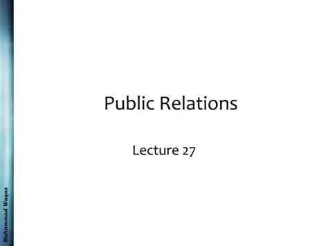 PPT Public Relations PowerPoint Presentation Free Download ID 2908612