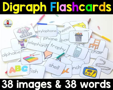 Digraph Flashcards Etsy