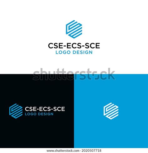 Cse Letter Logo Design Vector Stock Vector Royalty Free 2020507718