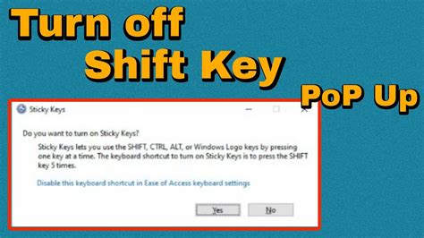 How To Turn Off Swift Key Feature In Window Shift Key Pop Up YouTube