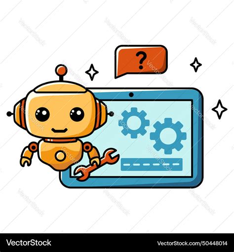 Using Ai In Customer Service Chat Bot Assistant Vector Image