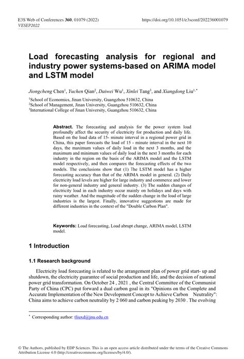 Pdf Load Forecasting Analysis For Regional And Industry Power Systems