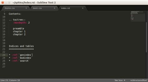 Sphinx Restructuredtext Return To Laughter