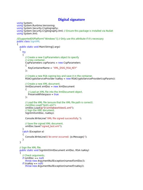 digital signature pdf