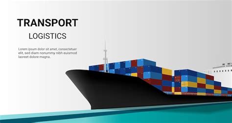 화물 선박으로 운송 온라인 주문 추적 글로벌 물류 해상 물류 선박 창고 화물 컨테이너 택배 웹사이트 또는 배너에 대한 개념 3d