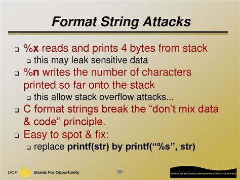 Cnt4704 Computer Networking Special Topic Buffer Overflow I Attack Introduction Cliff Zou