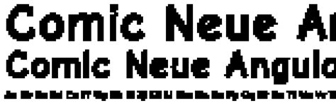 Comic Neue Angular Bold Інформаційний каталог шрифтів