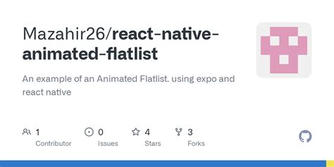 GitHub Mazahir React Native Animated Flatlist An Example Of An Animated Flatlist Using