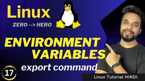 How To Set Environment Variables In Linux Hindi Youtube