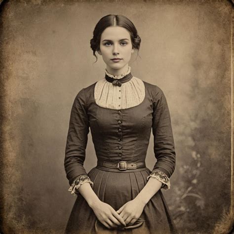 Vintage 19th Century Woman Portrait