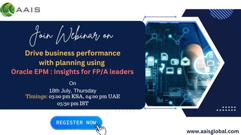 Aais Global On Linkedin Oracleepm Oraclecloud Webinar Insights