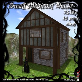 Second Life Marketplace Small Medieval House