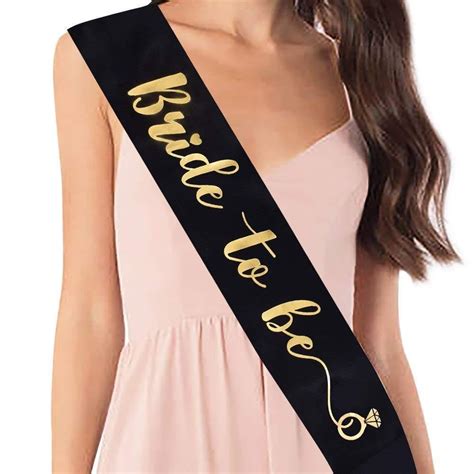 Black Bride To Be Sash Hen Party Do Sash Bridal Shower Hen Partys Wedd