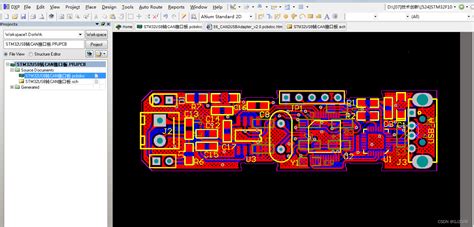 基于stm32f103单片机设计 Usb转canbus应用接口板硬件（原理图pcb）stm32单片机软件源码stm32f103 Usb转