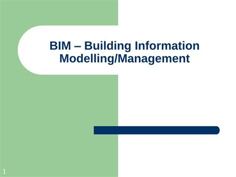 Pdf Bim Building Information Modelling Managementmcglink Lectures Cs7012 Notes · 2017 04 06